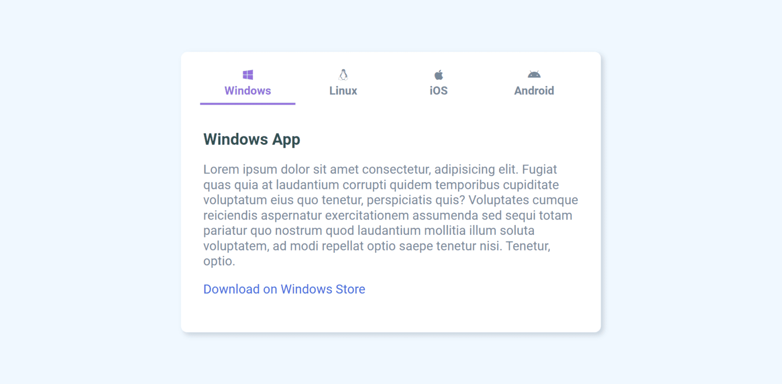 Анимированные табы — Code Lab